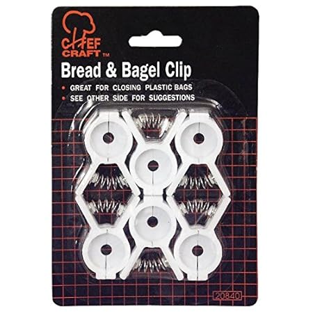 Set of 12 Bread and Bagel Bag Clips: Amazon.co.uk: Electronics