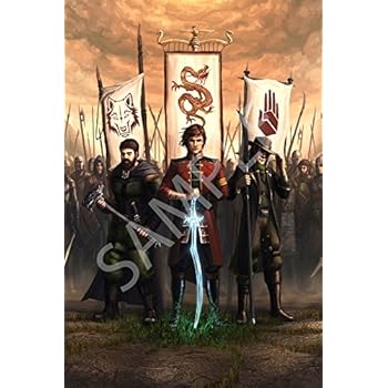 Amazon.com: Best Print Store - Wheel of Time, Map of Randland Poster ...