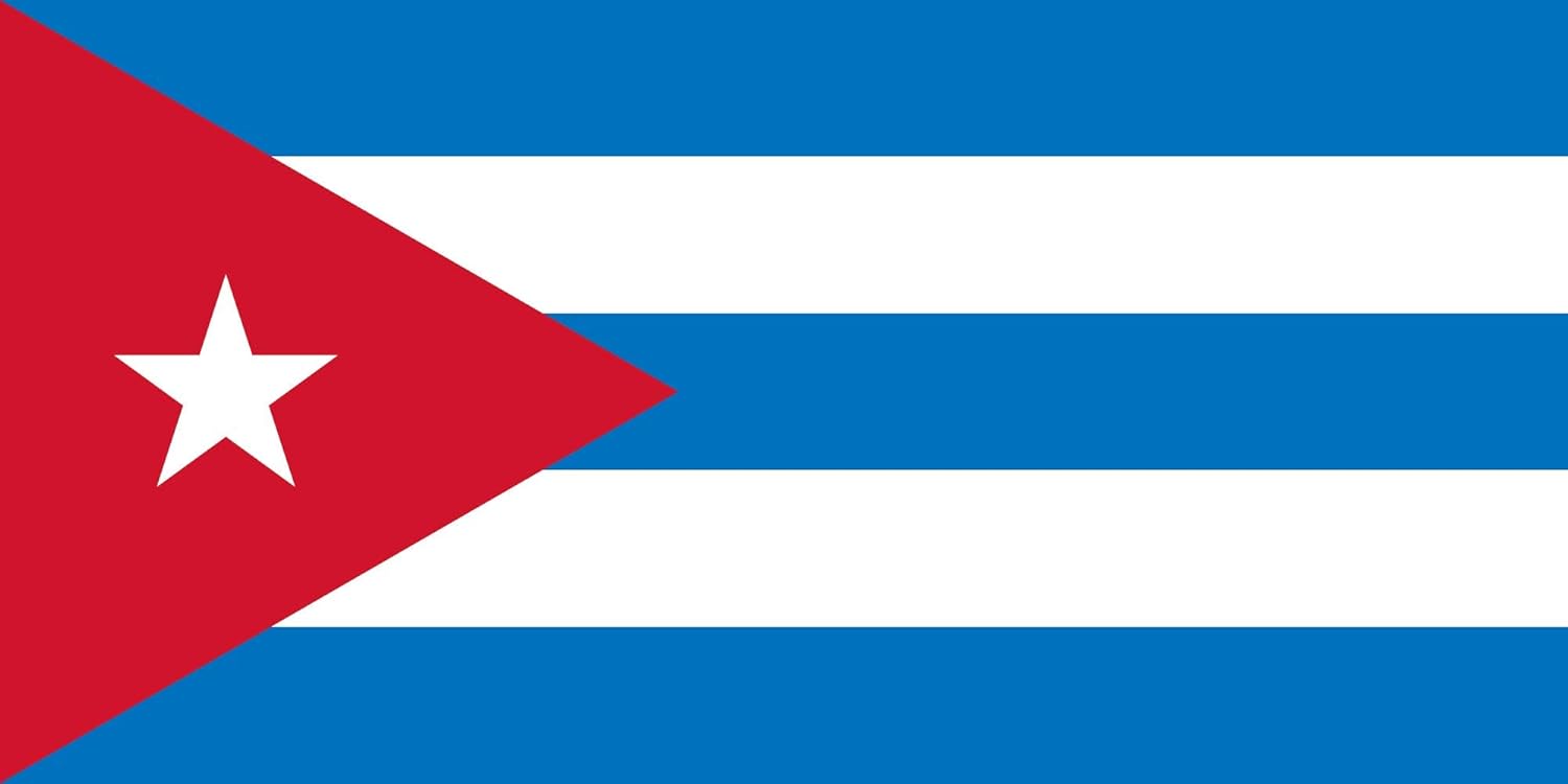 Amazon.com : magFlags Large Flag Cuba Before its Light Blue Stripes ...