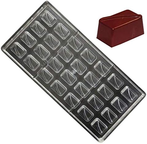 GRAINRAIN Clear Hard Plastic Rectangle Shaped Polycarbonate Chocolate ...