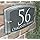 MODERN HOUSE SIGN PLAQUE DOOR NUMBER STREET GLASS EFFECT ACRYLIC ...