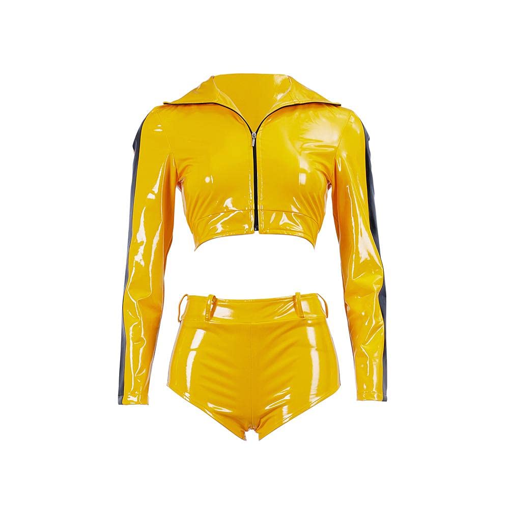 BYHai Kill Bill Costume Beatrix Kiddo The Bride Costume Cosplay Suit ...