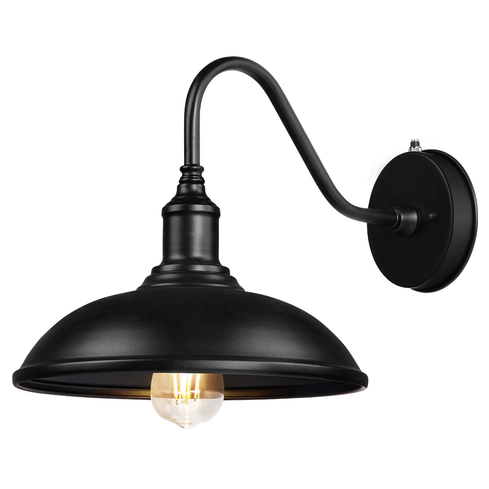 Naurham Dusk to Dawn Exterior Farmhouse Lighting Barn Light Fixture for ...