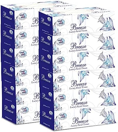 Cool & Cool Breeze Facial Tissues 150's 2 Ply (Pack of 10) - Soft ...