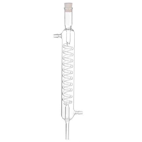 Condenser Glass Hose Connection Glass Condenser Tube Jacket Length Lab ...