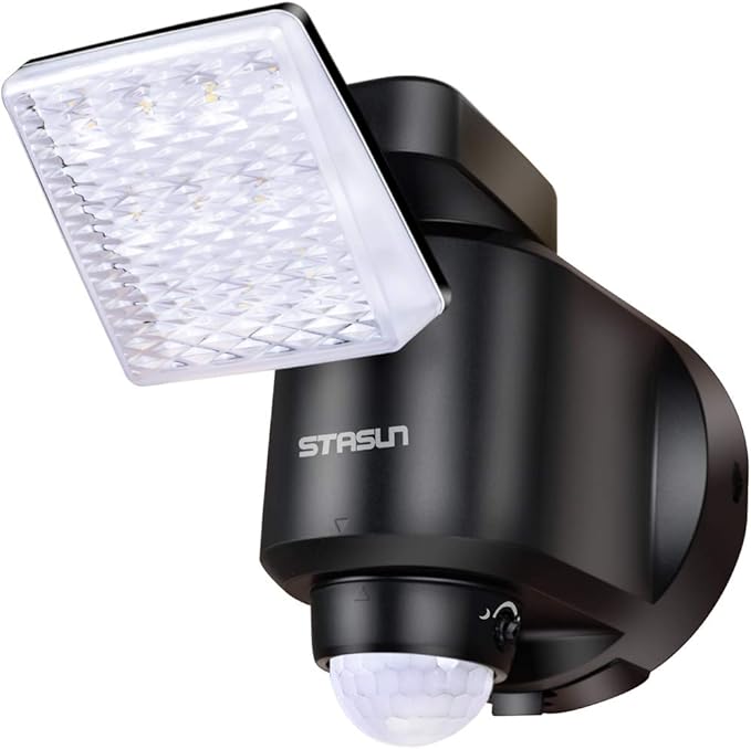 STASUN Sicherheitsleuchte mit Bewegungssensor, 250 lm kabelloses ...