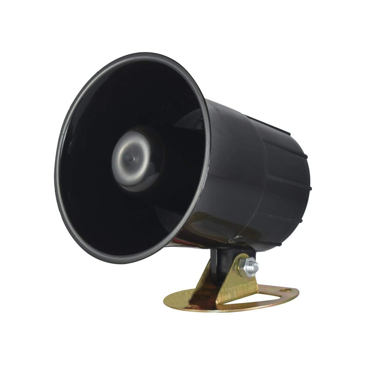 iota CAP123 24V DC ABS 115 dB Hooter Security Alarm (Black, 300-400 m ...