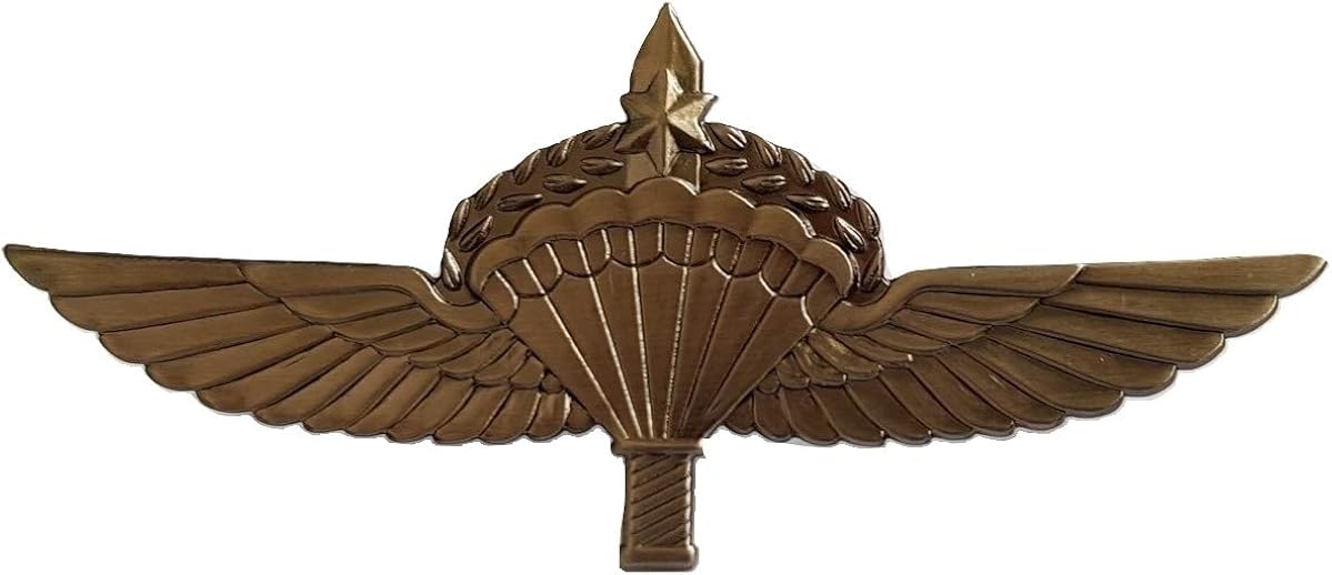 Amazon.com: Israeli army IDF NEW VERSION SENIOR PARATROOPER WINGS BADGE ...