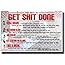 Amazon.com: "Get Shit DONE" Motivational Poster - Dept. of Motivation ...