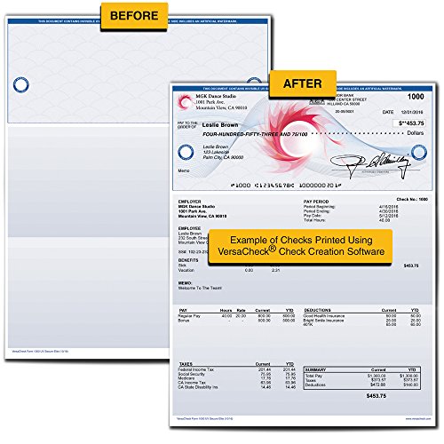 Versacheck Form 1000 Template