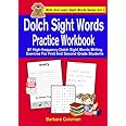 Dolch Sight Words Practice Work Book: 87 High-frequency Dolch Sight ...