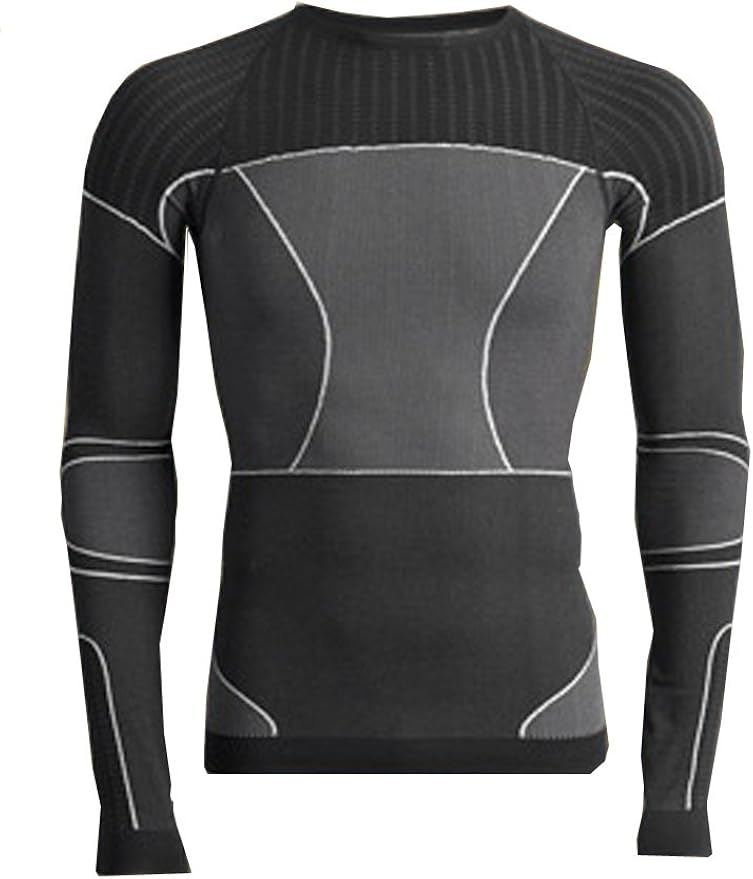 Crivit Sports Men's Motorcycle Functional Shirt Black Grey M 48/50 ...