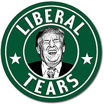 Amazon.com: American Vinyl Green Round Liberal TEARS Trump Laughing ...