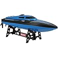 Amazon.com: Goolsky H100 RC Boat 2.4GHz Remote Controlled Boat High ...