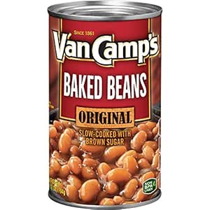 Amazon.com : Van Camp's Pork and Beans, Canned Beans, 28 OZ : Grocery ...