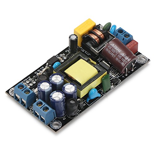 DROK AC 85-264V/ DC 110-370V to DC 5V/12V 1A Isolated Switching Power Supply, AC to DC Power ...