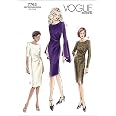 Amazon.com: Vogue Patterns V7762 Misses' Dress, Size 6-8-10 : Arts ...