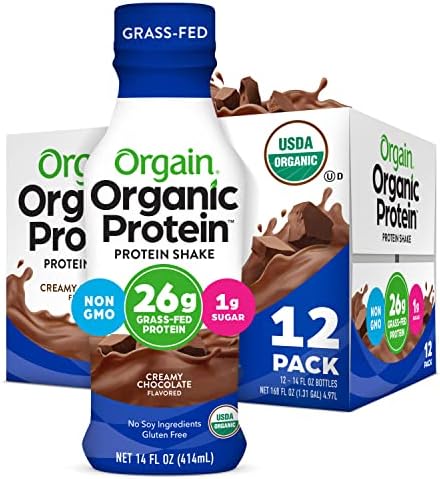 Orgain - Organic Nutritional Protein Rtd Shake 26G Creamy Chocolate 12 ...