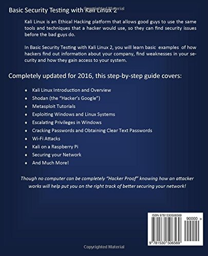 Basic Security Testing with Kali Linux 2 - Want It All