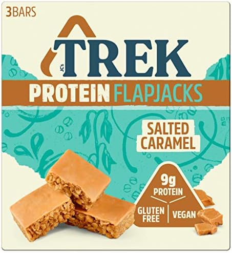 TREK High Protein Bar - Salted Caramel Flapjack - 50g x 3 price in ...