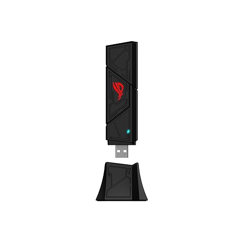 ASUS ROG USB-BE92 Tri-Band BE6500 WiFi 7 USB Adapter, 6GHz Band ...