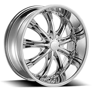 Amazon.com: 22" Inch Red Sport RSW33 Chrome Wheels Rims Only | Set of 4 ...