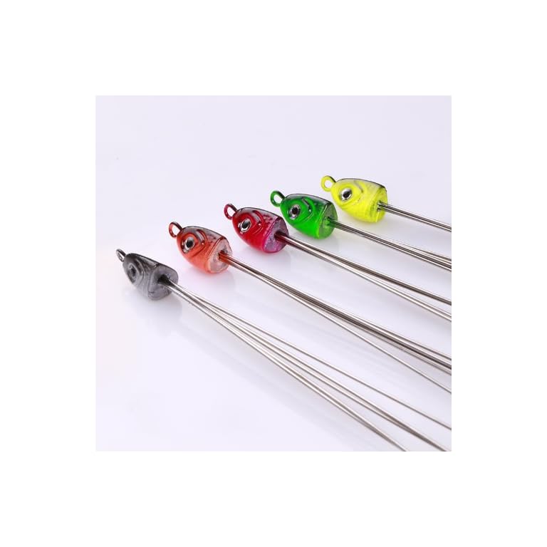 5 Pcs Fishing Alabama Umbrella Rig Multicolor Jig Head with Five Wires ...