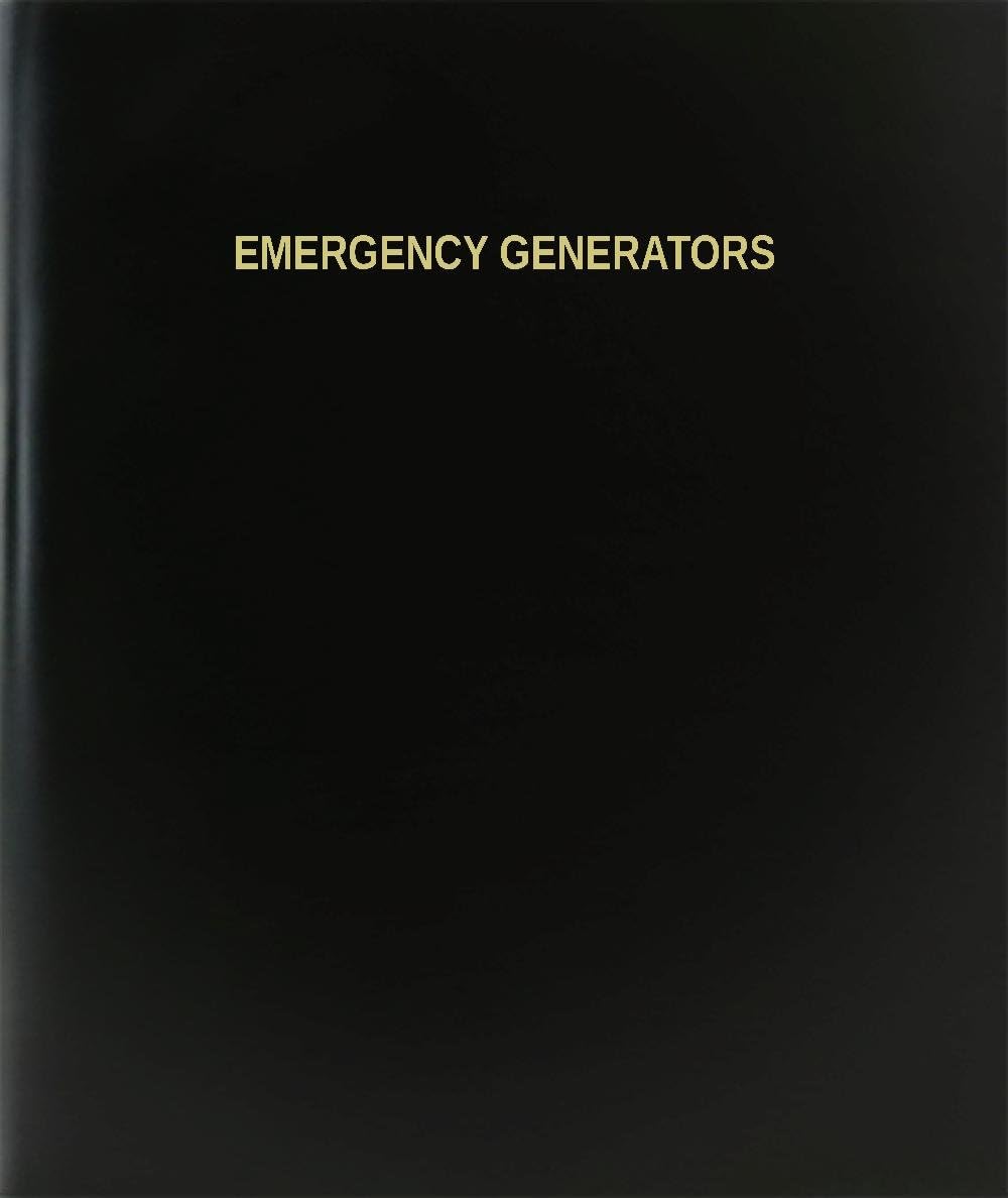 Amazon.com : BookFactory Emergency Generators Log Book/Journal/Logbook ...