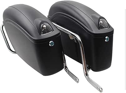 Motorcycle Top Box Creative LDF Motorcycle Side Box, Fashion Retro ...