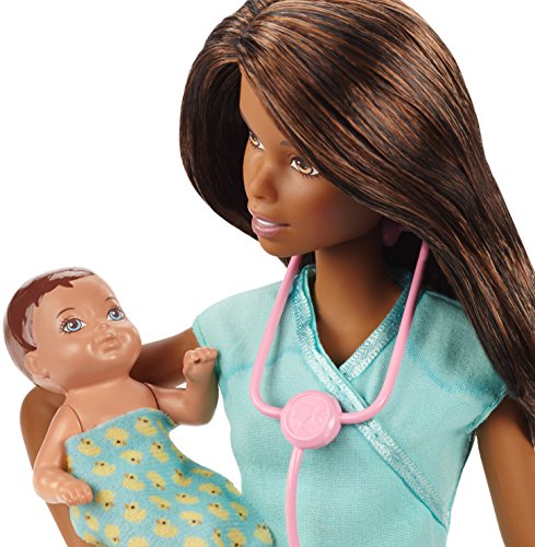 Купить Barbie Careers African American Baby Doctor Doll & Playset в ...