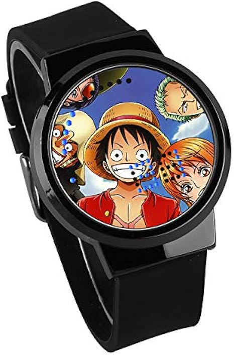 Smartwatches,Touch Screen LED Uhr One Piece Animation Umgibt ...