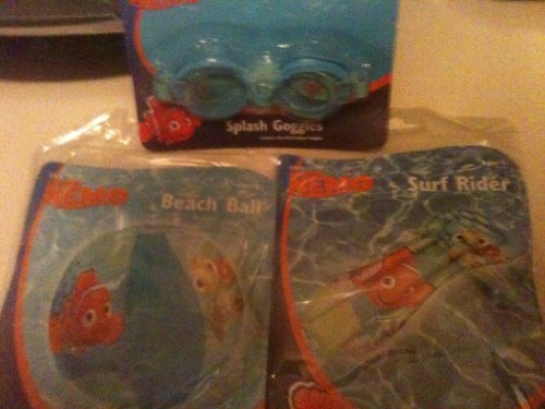 Buy Disney Pixar Nemo Pool Set :Surf rider Float, Nemo/Squirt Spalsh ...