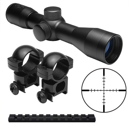 TACBRO Complete Optics Kit for Ruger 10/22 Rifles - Includes 4x30 ...