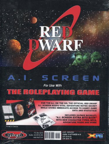 Red Dwarf RPG AI Screen: Various: 9780971082045: Amazon.com: Books