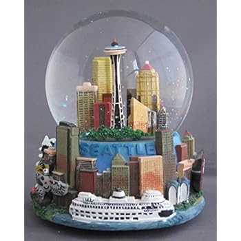 Amazon.com: RainGlobes Seattle the Globe that Rains: Home & Kitchen