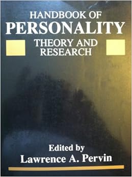 Amazon | Handbook Of Personality:Theory | Pervin, Lawrence A. | Personality