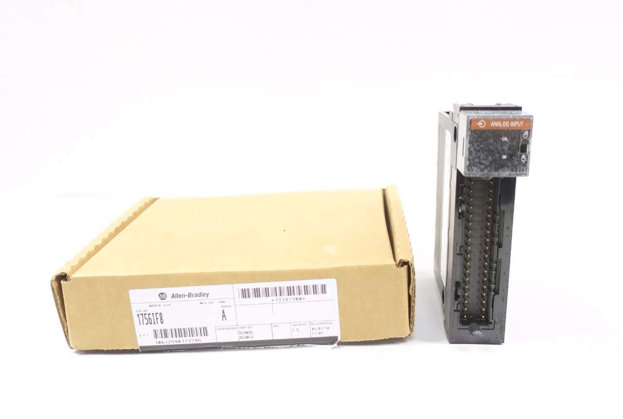 ALLEN BRADLEY 1756-IF8 CONTROLLOGIX ANALOG INPUT MODULE SER A REV H01 ...