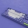Akko Periwinkle Very Peri 197-Key ASA Profile PBT Double-Shot Keycap ...