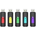 Amazon.com: Aiibe 128GB Flash Drive 5 Pack 128GB USB Flash Drive Thumb ...