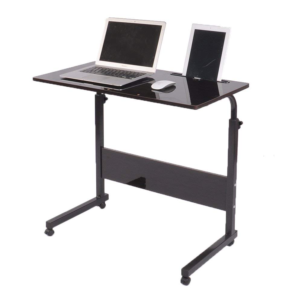 SogesHome 80 x 40 cm Mobile Lap Table With card slot Computer desk ...