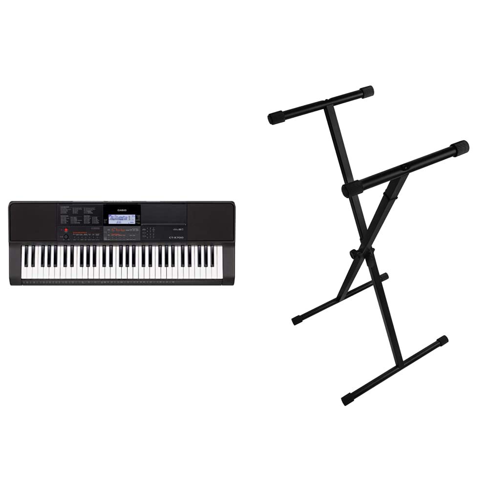 Mua Casio CT-X700 61-Key Portable Keyboard and OnStage KS7190 Classic ...