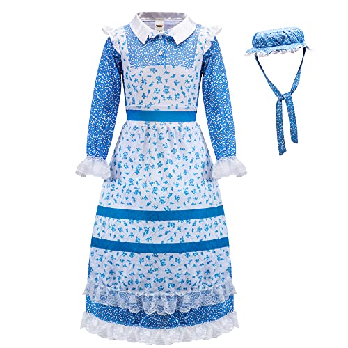 Spooktacular Creations Colonial Pioneer Girls Costume Deluxe Prairie ...