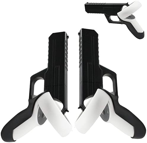 VR Game Gun for Oculus Quest 2 Controllers, Enhanced FPS Gaming ...