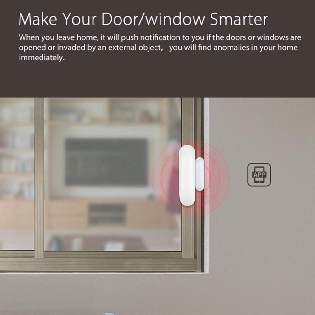 Window Door Magnet Sensor Detector, Wifi Door Window Sensor APP Control ...