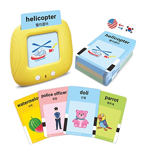 Talking Flashcards Korean Bilingual Interactive Flashcards for Learning ...