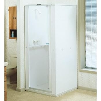 Mustee 142 Durastall 36-in x 36-in Shower Stall with Extended Base ...
