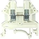Dinkle Black DK2.5N-BK DIN Rail Terminal Block Screw Type UL 600V 20A 12-22AWG, Pack of 100 ...