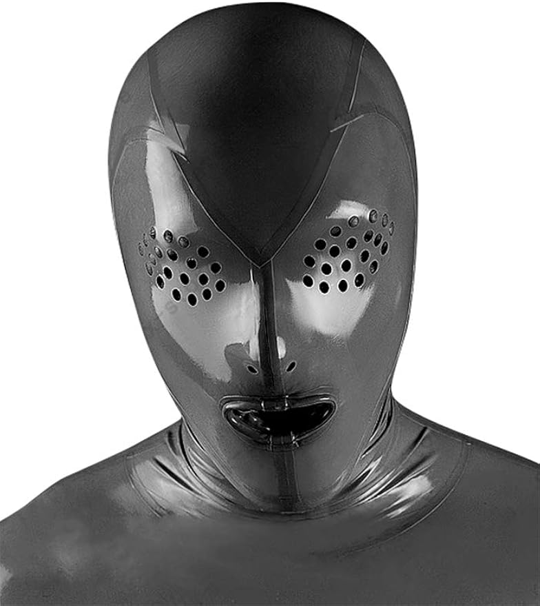 Latex Rubber Heavy Mouth Sheath Hoods Masks Cool Player 0.4MM: Amazon ...