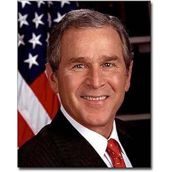 George W Bush Official Portrait PHOTO Art Print US President White ...