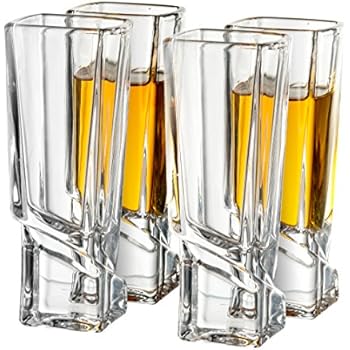 Amazon.com | Rum Chata Split Shot Glasses (Set of 2): Shot Glasses